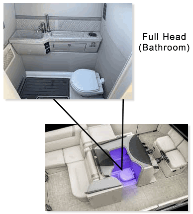 Charter the Harris Pontoon with Full Head (Bathroom) , Pontoon Boat ...
