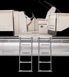 27′ Harris offers 2 swim ladders , Pontoon Boat Rentals in the Hamptons