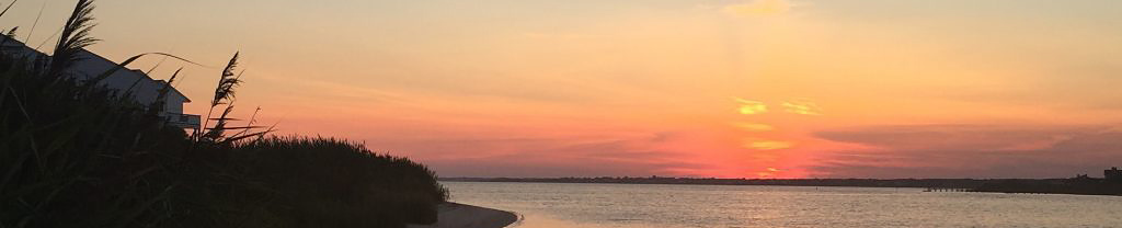 Sunset over the Hamptons , Pontoon Boat Rentals in the Hamptons